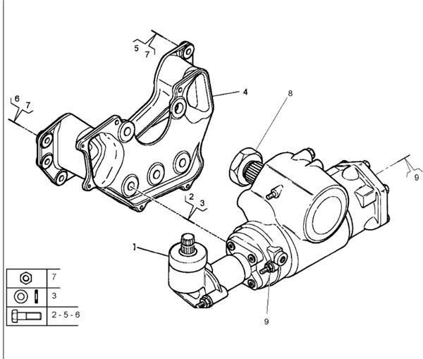 7422089531 hidraulički pojačivač za Renault Premium 2 kamiona
