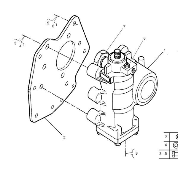 7422054900 hidraulički pojačivač za Renault Magnum kamiona