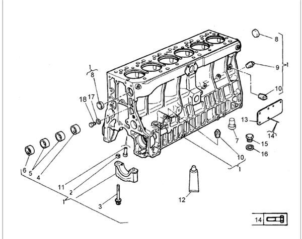 7420926080 blok cilindara za Renault Midlum kamiona