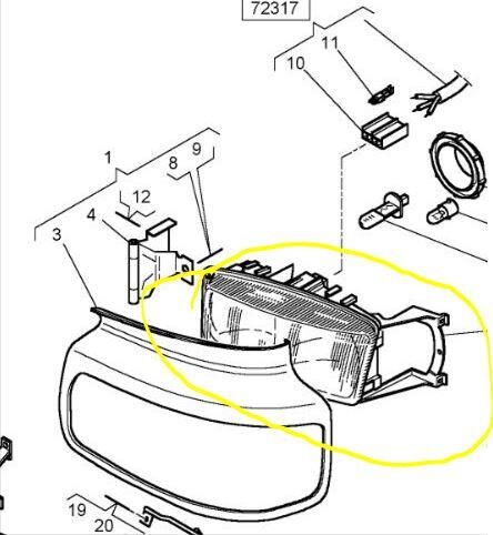 5010578855 far za Renault Midlum kamiona