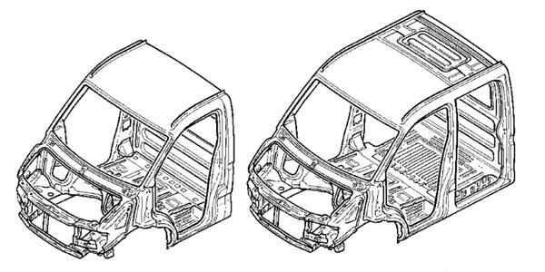 5001865482 kabina za Renault Mascott (2007 ->) kamiona