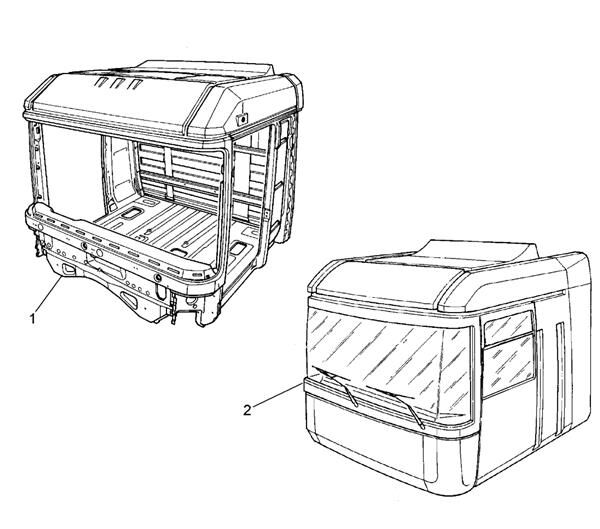 5600464441 kabina za Renault Magnum kamiona