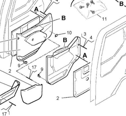 5010609247 drugi rezervni deo kabine za Renault PREMIUM DXI kamiona