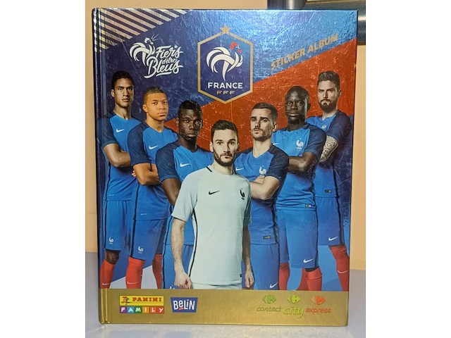 Francuski tim Svetsko prvenstvo 2018 Panini popunjen