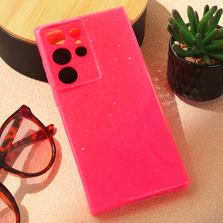 Zastitna maska (futrola) Sparkle Dust - Samsung Galaxy S23 Ultra pink