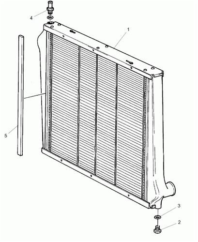 1516491 radijator za hlađenje motora za Scania SCANIA P94 kamiona