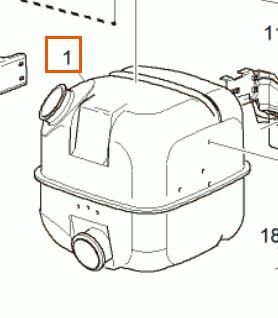 1500455 prigušivač za Scania Serie 4 (P/R 144 L)(1996->) kamiona