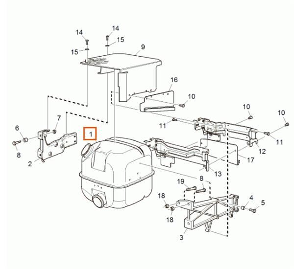1500455 prigušivač za Scania Serie 4 (P/R 124 C)(1996->) kamiona