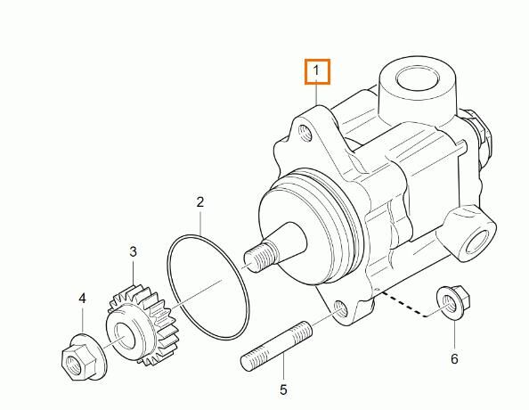 97537 hidraulična pumpa za Scania Serie P/G/R (L-Clase)(2004->) kamiona
