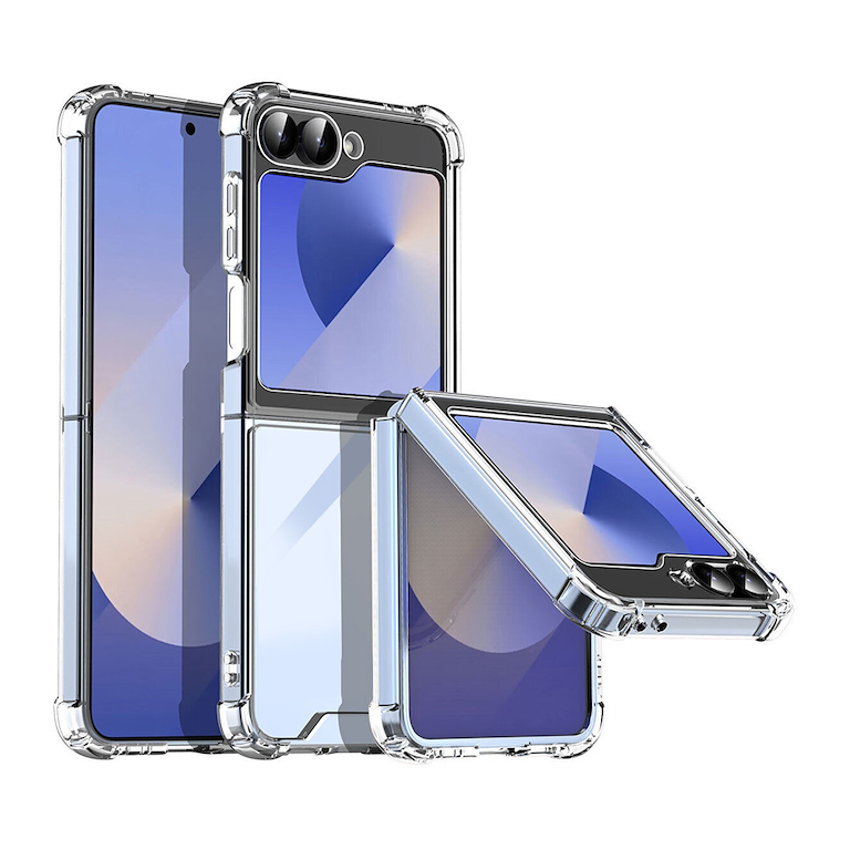 Zastitna maska (futrola) Transparent Ice Cube - Samsung F741B/F761B Galaxy Z Flip 6/7 FE 5G