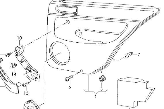 1J9867211Q vrata za Volkswagen Golf IV Variant (1J5)(1999->) automobila