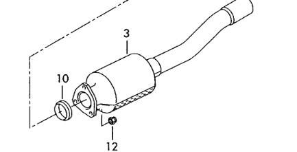 1J0254400FX katalizator za Volkswagen Golf IV Variant (1J5)(1999->) kamiona