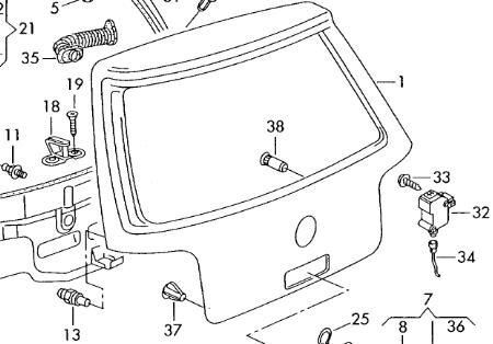 L04331 vrata za Volkswagen Golf IV Variant (1J5)(1999->) kamiona