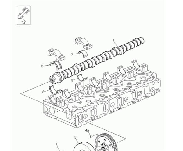 3165224 bregasta osovina za Volvo FH 12 asta 2001 E2 / E3 kamiona