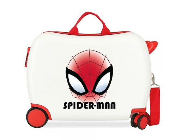 Dečiji kofer 50cm za put i vožnju Spiderman Authentic white 42598