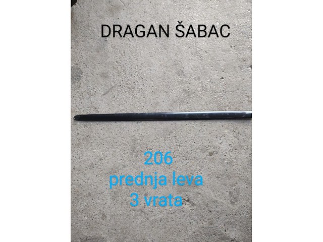 PEUGEOT 206 lajsna prednja leva 3 vrata