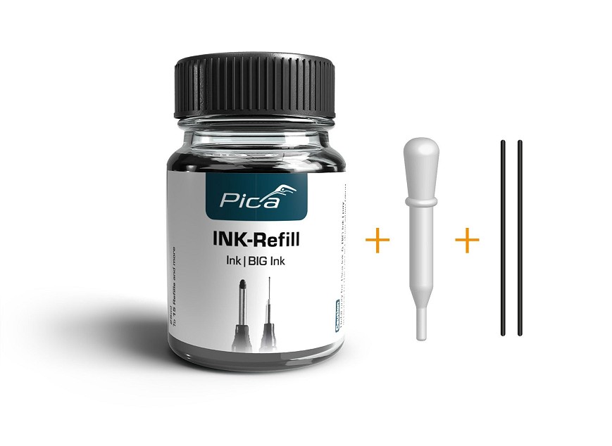 Pica 55846 Ink Refill Set, mastilo za dopunu INK/BIG INGK, crno
