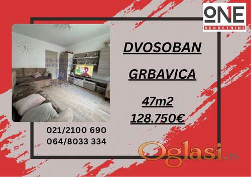 Dvosoban,kompletno renoviran,Grbavica