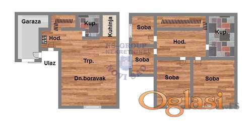 Cetvoroiposoban stan u izgradnji na Klisi