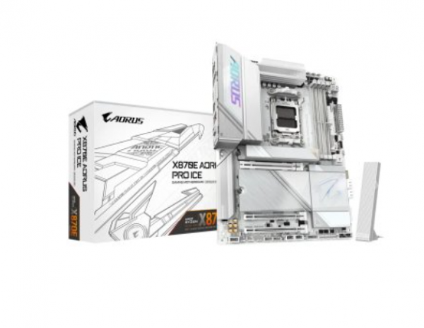 GIGABYTE AM5, Chipset X870E, Supports AMD Ryzen 9000 / 8000/ 7000 Series Processors ( X870E AORUS PRO ICE )