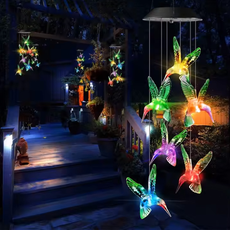 Viseća solarna LED lampa "kolibri"