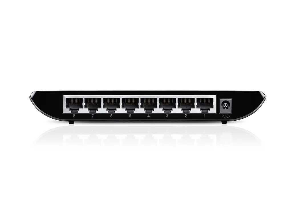 TP-Link Switch TL-SG1008D Gigabit, 8x RJ45, 10, 100, 1000Mbps, Plastično kućište, Crni