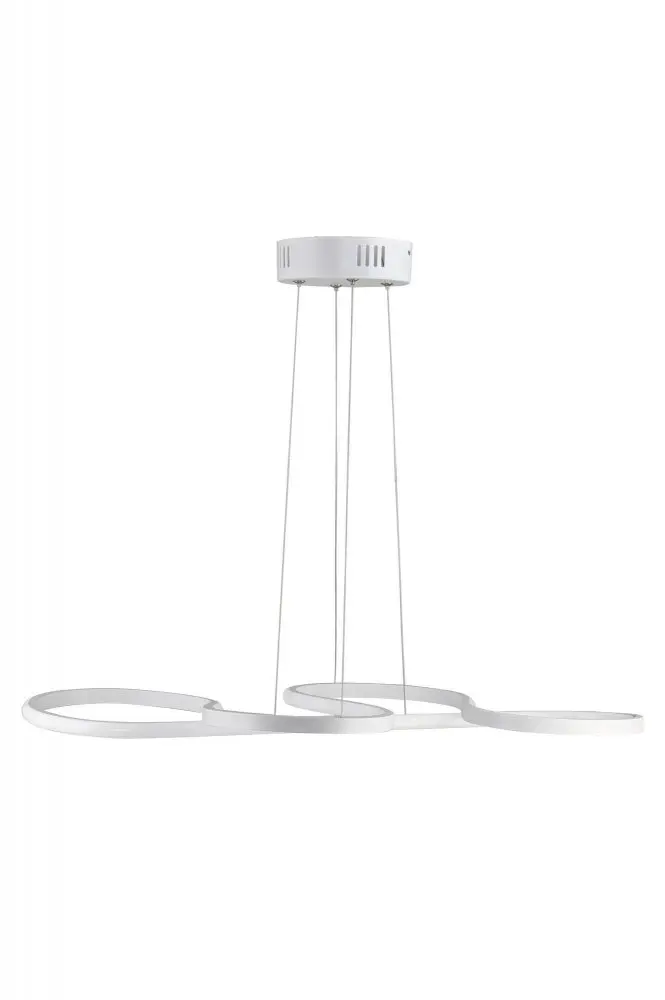 Opviq Luster Swing White Yellow Light, 70x37x2cm, Beli