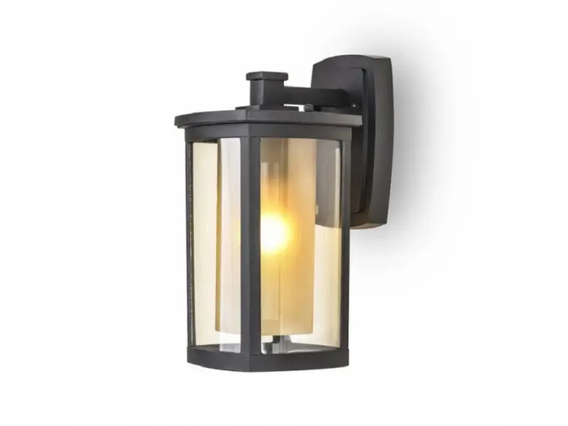 BBLINK 1034 Zidni fenjer, 1xE27, IP44, Crni