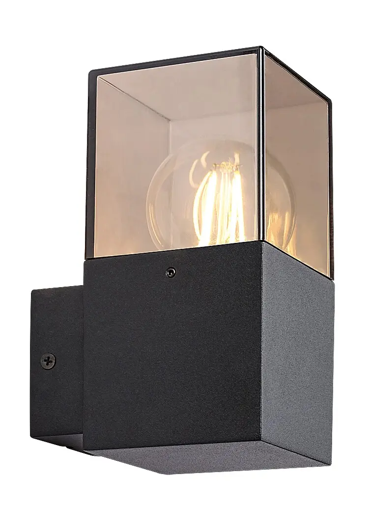 RABALUX Loanda Spoljna zidna lampa, IP54, E27, 60W, Crna