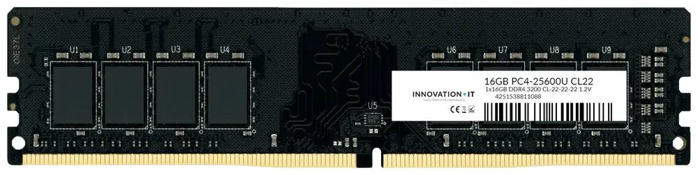Innovation IT Ram memorija DIMM, DDR4, 16GB, 3200MHz