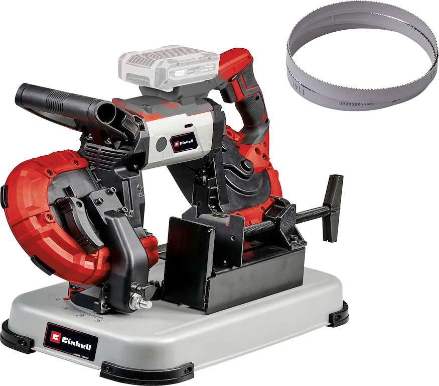Einhell Akumulatorska stacionarna trakasta testera TE-MB 18/127 U Li-Solo, Crvena