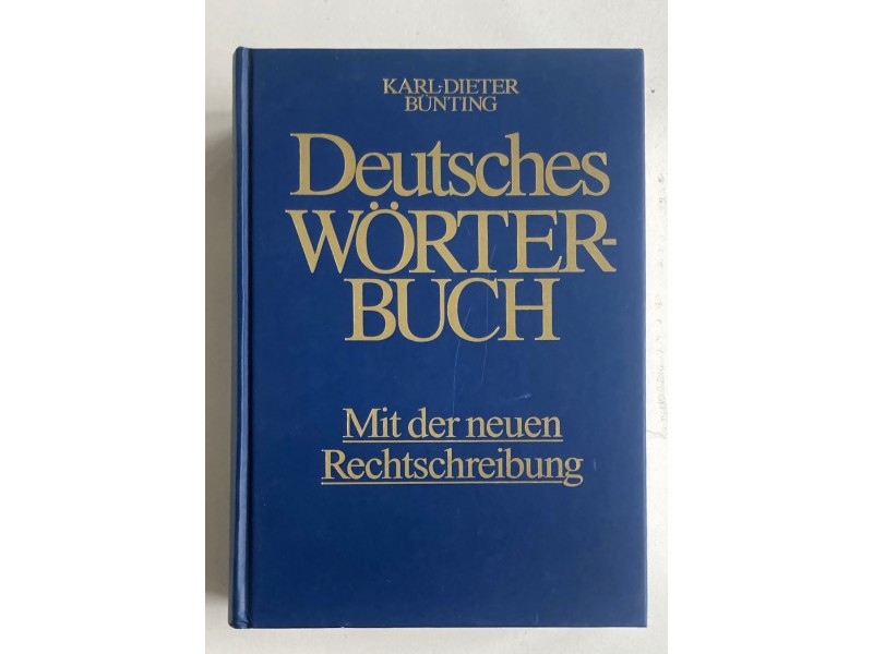 Karl Dieter Bunting - Deutsches Worterbuch