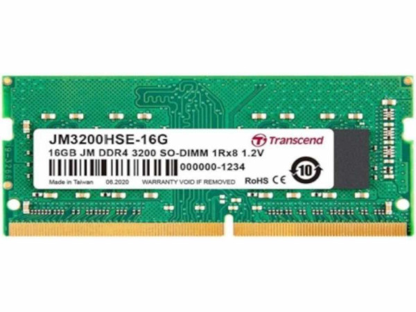 Memorija TRANSCEND 16GBSODIMMDDR43200MHzCL22crna' ( 'JM3200HSE-16G' )