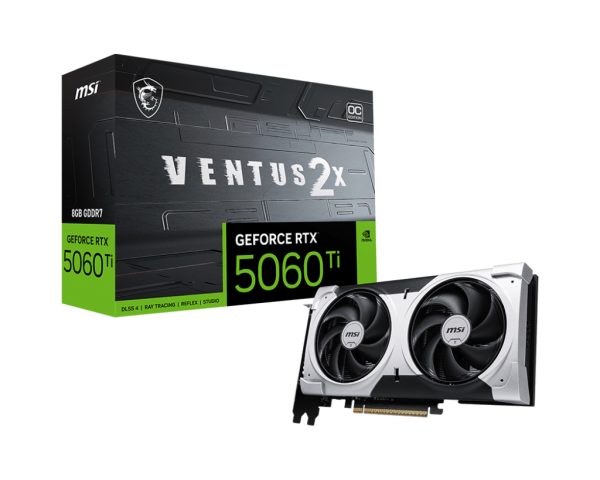 SVGA MSI RTX5060Ti Ventus 2X Plus OC 8GB GDDR7, V536-001R