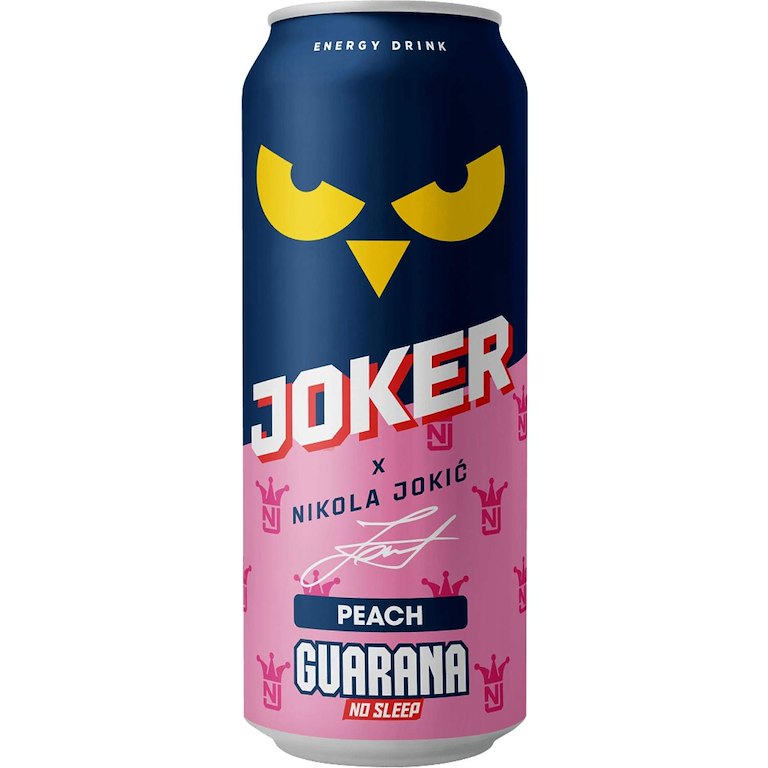 Napitak energetski guarana joker peach 0.5l can