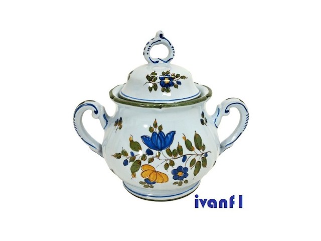 CERAMICA COOPERATIVA D`IMOLA - Majolika posuda za šećer