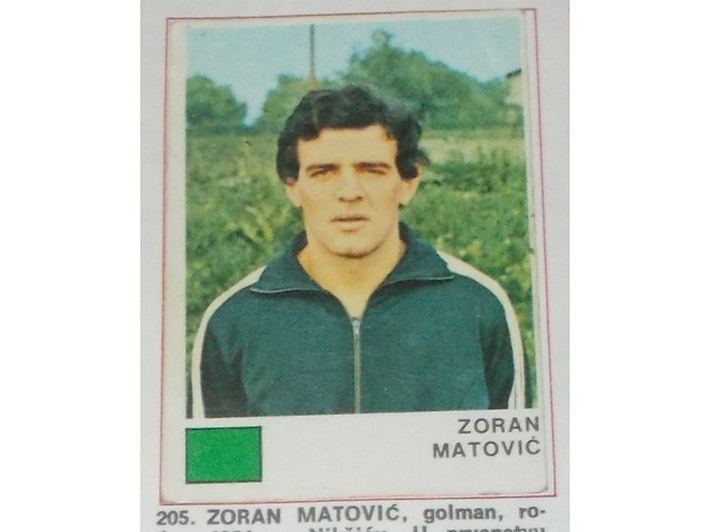 Fudbaleri i timovi  77/78    br. 205