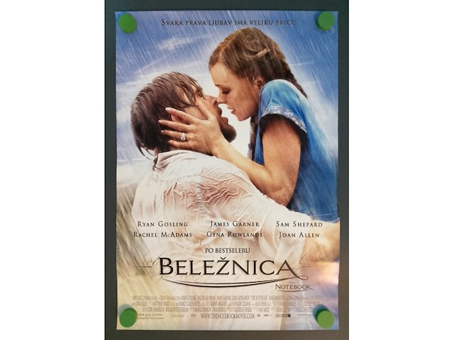 Originalni filmski plakat - Beležnica