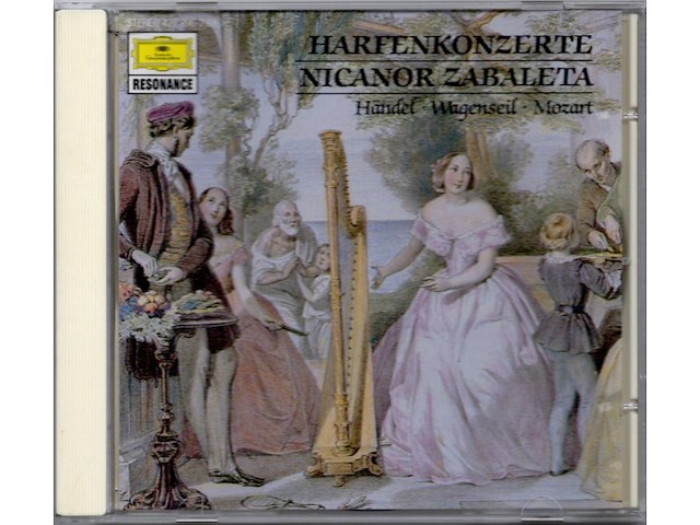 Händel*, Wagenseil*, Mozart* - Nicanor Zabaleta  [CD]