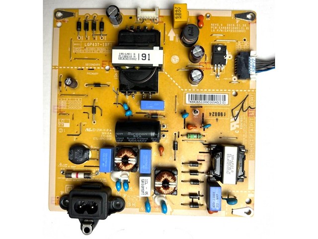 TV LG 43UQ75003LF -  Napojna PLOČA (Power Board)