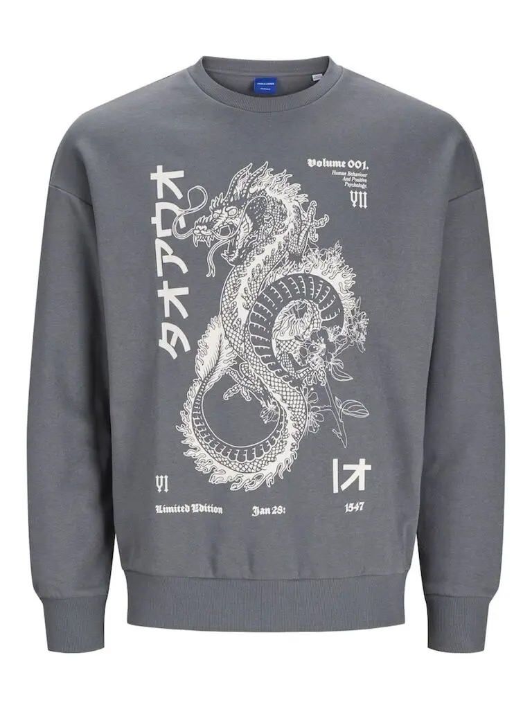 Jack&Jones Muški duks Behavior, Sivi