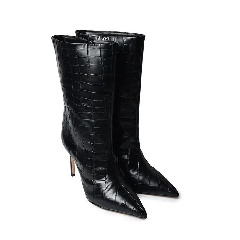 SCHUTZ Ženske čizme S212500028-005, Crne
