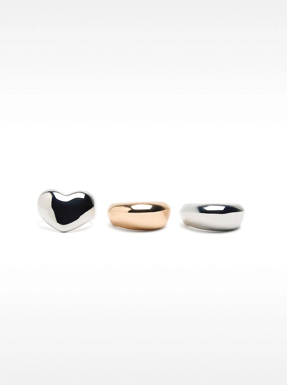 BICOLOUR RING SET