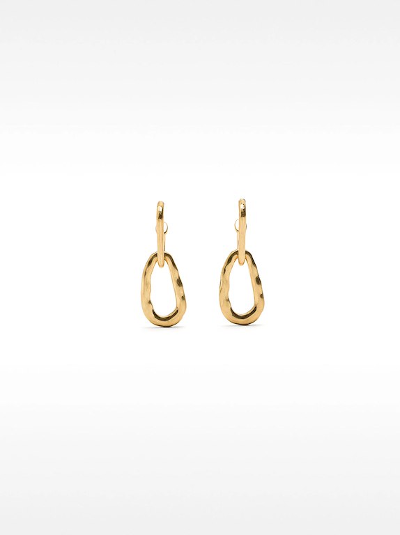 IRREGULAR OPEN HOOP EARRINGS