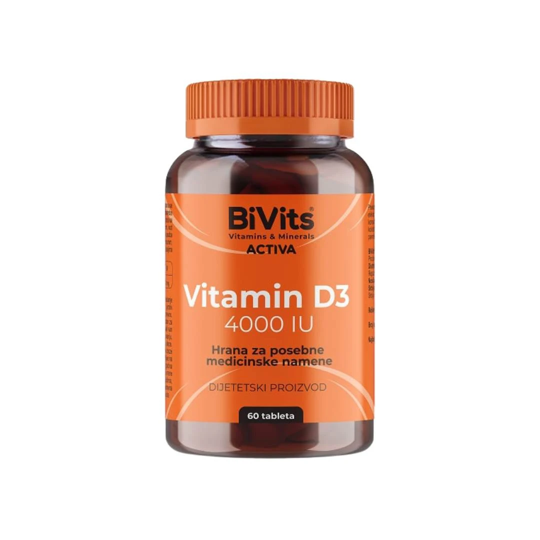 BiVits® Vitamin D3 4000 IU 60 Tableta