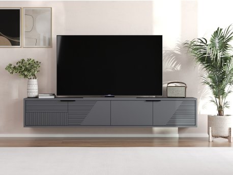 HANAH HOME TV polica Parla - Anthracite