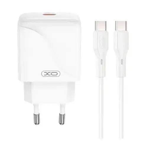 XO L141, 20W, Type-C, White Punjač za Mobilni + KablID EK000723827