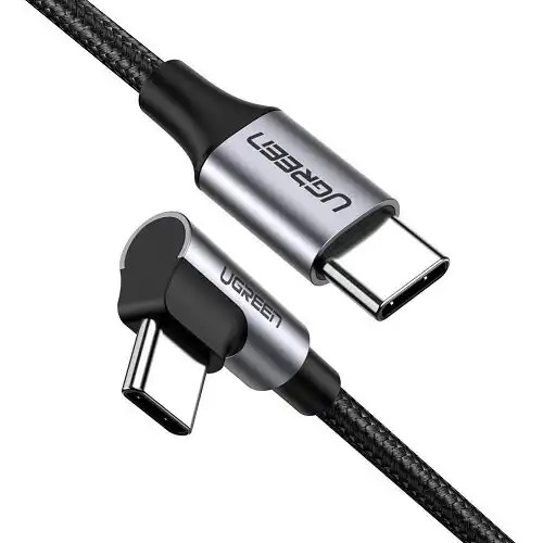 Ugreen US255, USB Type-C na Type-C 2.0, 3A, 60W, 1m, Black Ugaoni KablID EK000716097