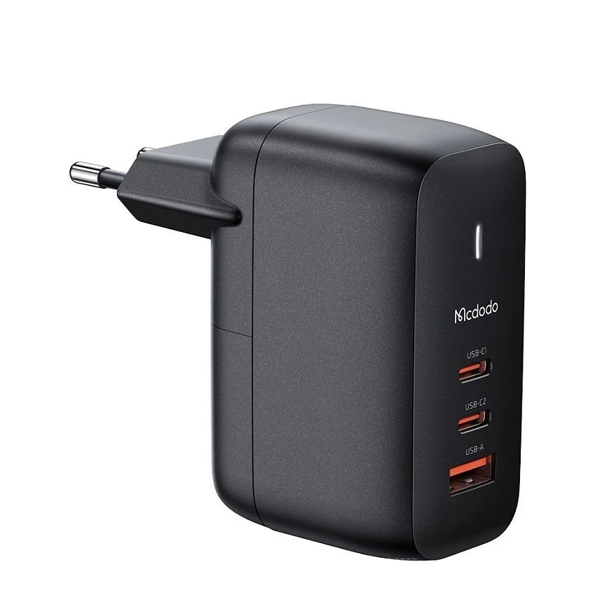 Mcdodo CH-0291, 65W, Dual Tip-C+Usb-A, Zidni PunjačID EK000683994