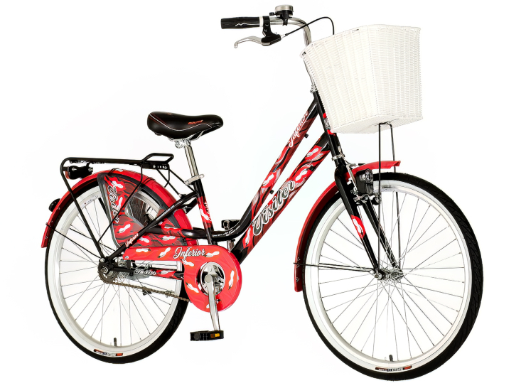 Bicikl visitor fashion inferior 24" crno crveniID: EK000702771
